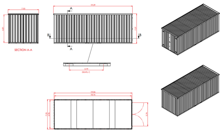 Extra-large containers in Chicago